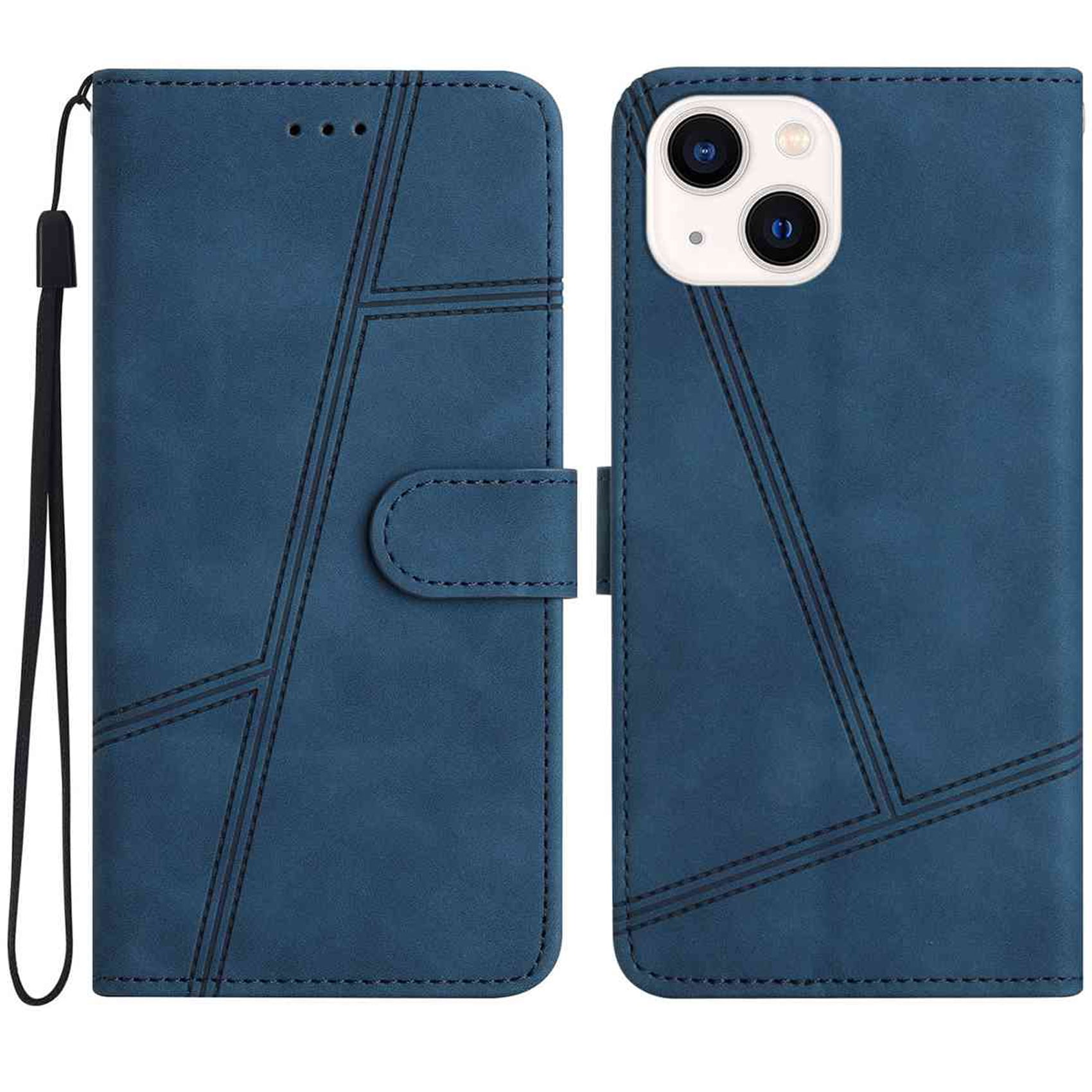 Designed for iPhone 14 Plus Case, Luxury PU Leather Wallet Phone Case ...
