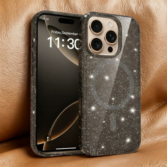 Designed For iPhone 14 Plus Phone Case,Crystal Glitter Bling Back ...