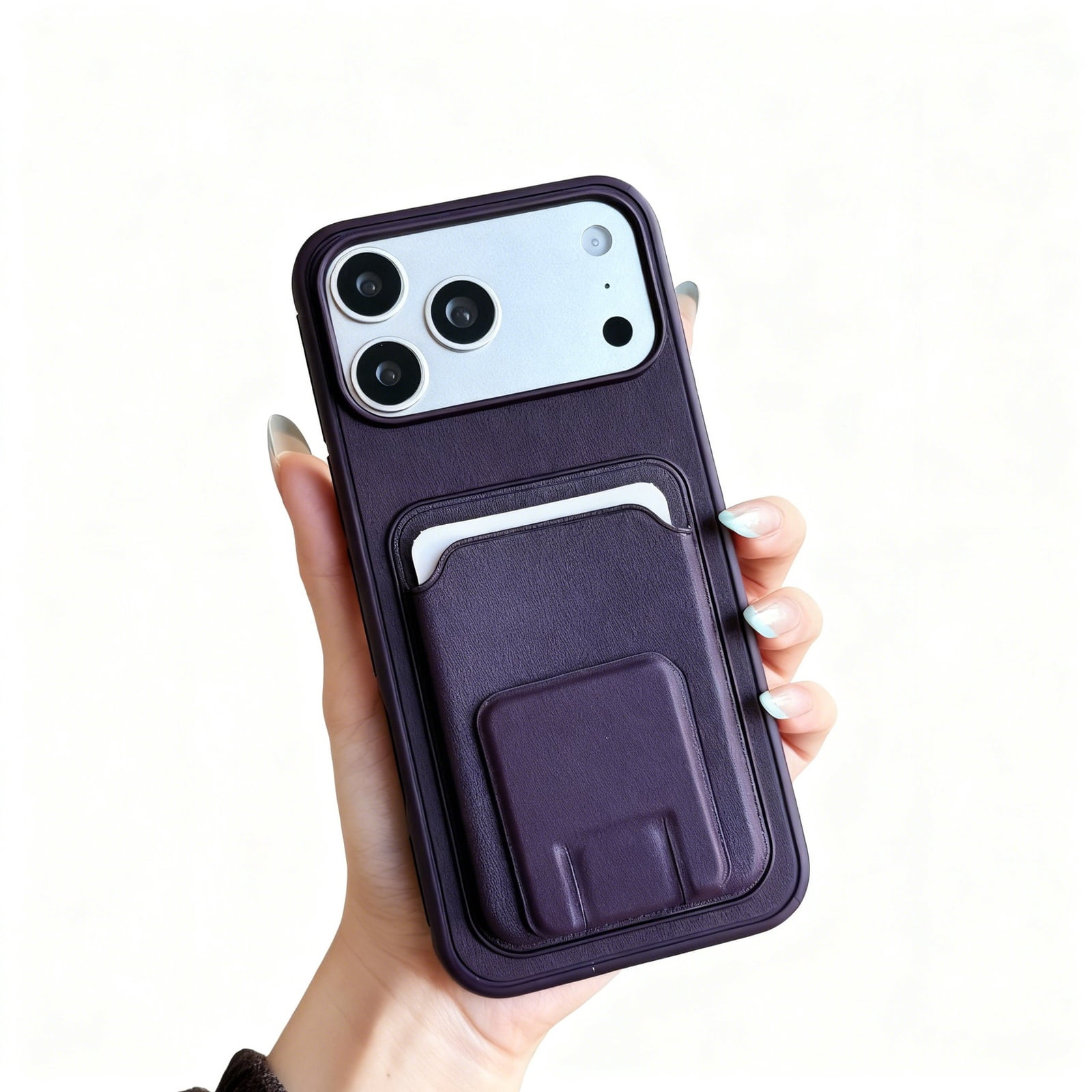 Designed For iPhone 14 Plus Phone Case,With Card Holder,Contractile ...