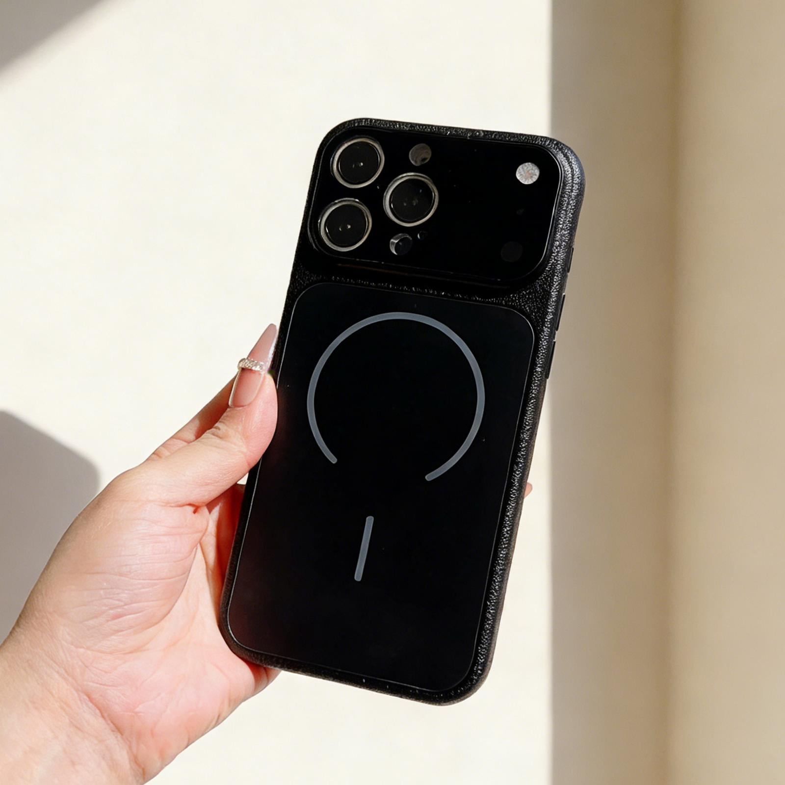 Designed for iPhone 15 Pro Magnetic Case, All-inclusive Camera Lens ...