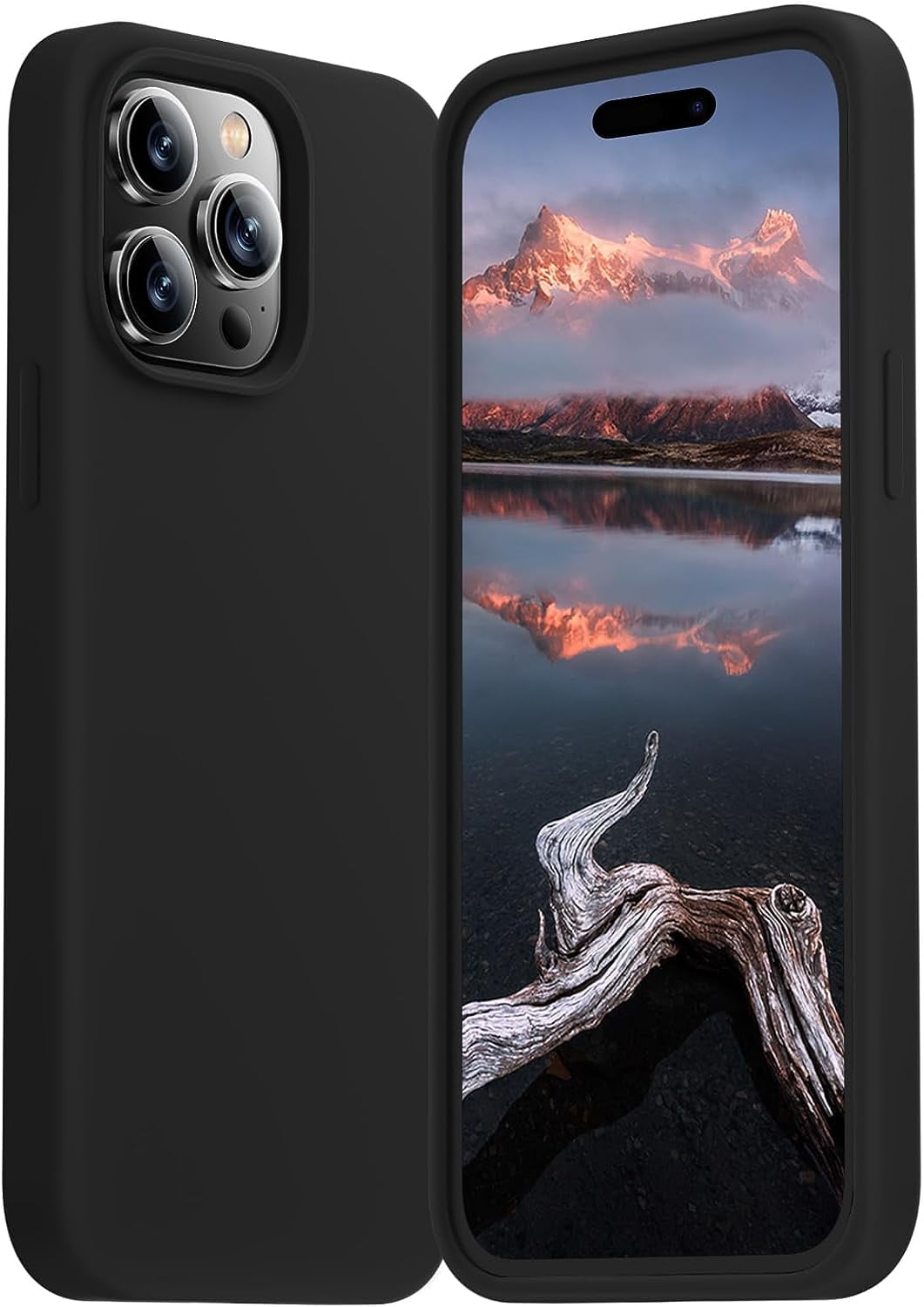 Designed for iPhone 15 Pro Max Silicone Case, Protection Shockproof ...