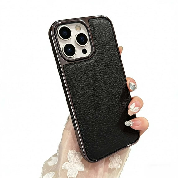 Designed For iPhone 16 Plus Phone Case,Electroplated Bumper + Anti ...