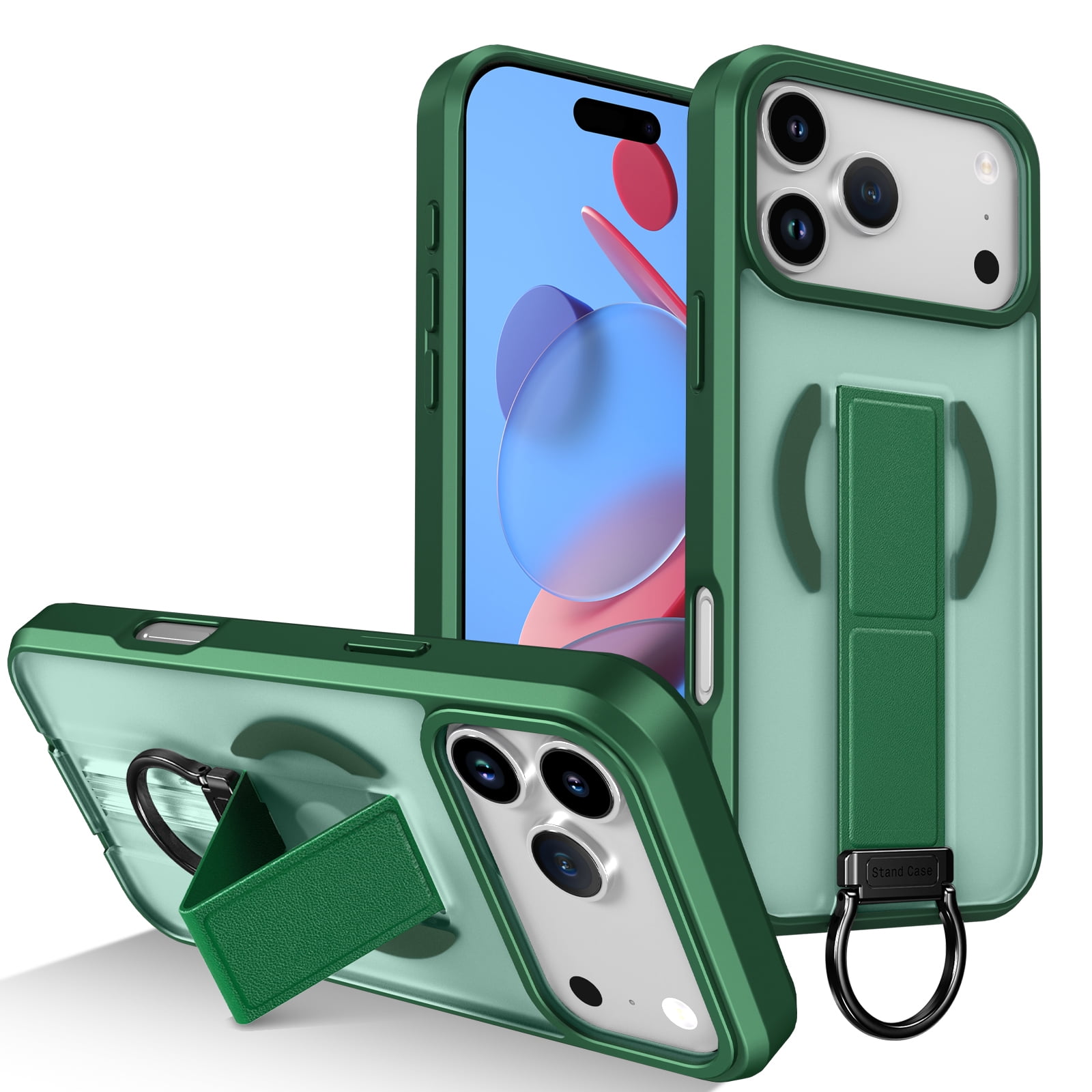 Designed for iPhone 17 Magnetic Case with [Invisible Stand and Secure ...