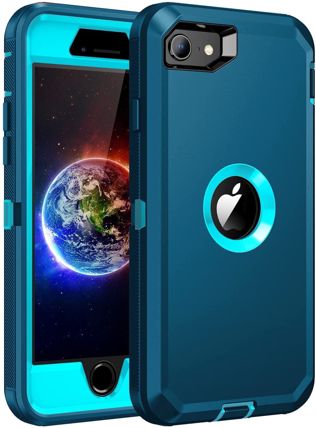 Entronix Heavy Duty Case Designed for iPhone 8 Shockproof Triple Layer ...
