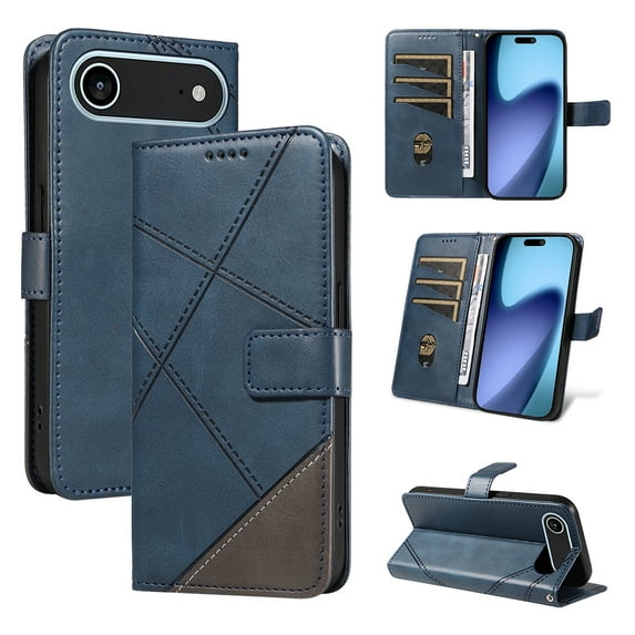 Designed for iPhone Air Case Wallet, Women Flip Folio Cover PU Leather ...