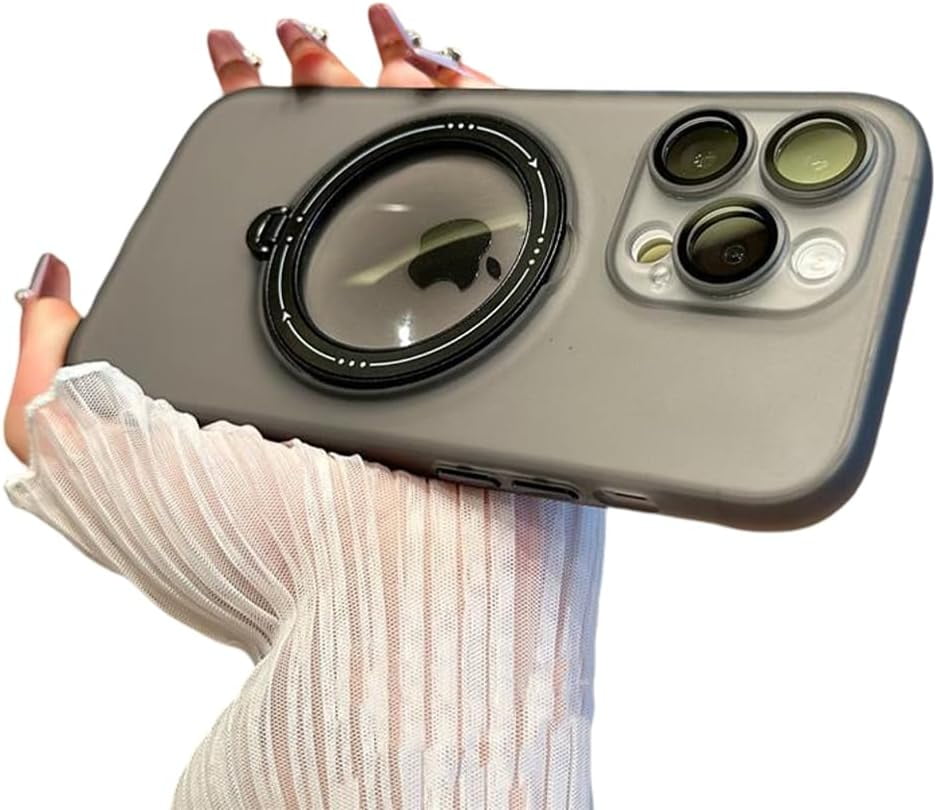 Designed for iPhone Case,Slim Translucent Matte[Invisible Durable Ring ...