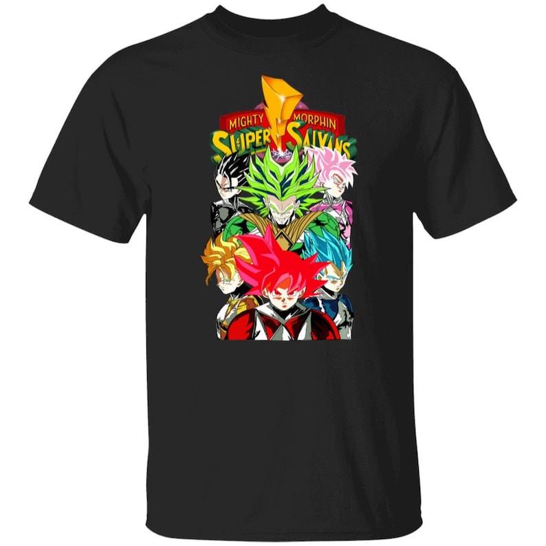 Designed just for you, Saiyan Rangers Shirt | Goku | Vegeta | Dragon ...