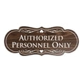 Designer Authorized Personnel Only Sign(Walnut) - Medium - Walmart.com