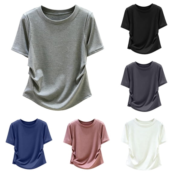 Designer Casual Tee With Waist Fit For Women Stylish Everyday Top ...