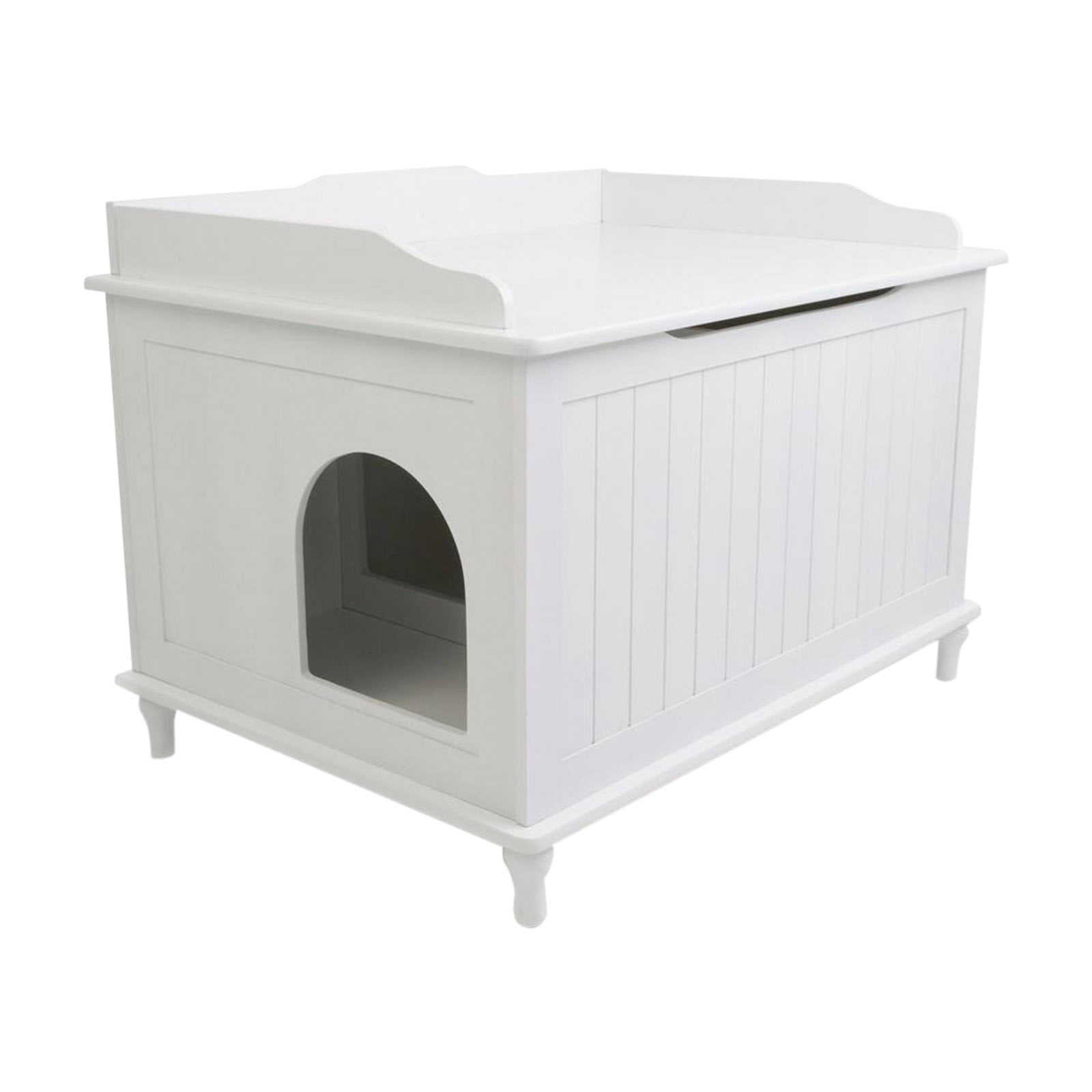 Designer Catbox Enclosed Cat Litter Box and End Table, Black - Walmart.com