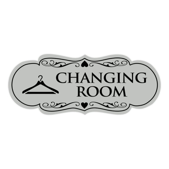 Designer Changing Room Sign (Lt Gray) - Large - Walmart.com