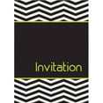 Designer Chevron Invitations, 8-Count - Walmart.com