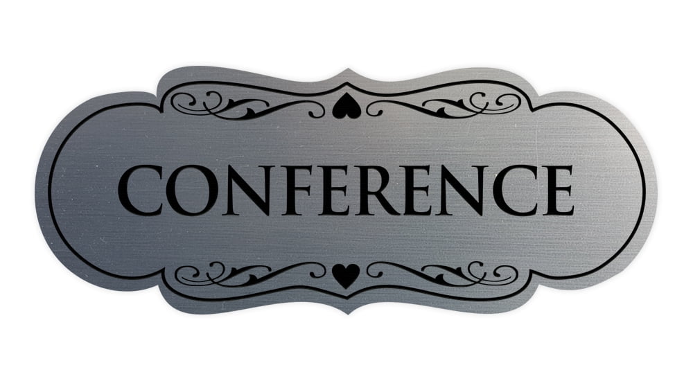 Designer Conference Sign(Brushed Silver) - Large - Walmart.com