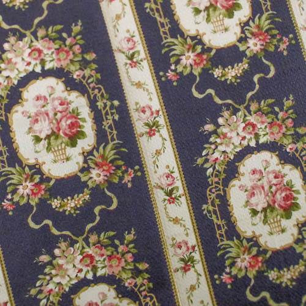 Designer Cotton Black Multi Floral Print Decorating Fabric, Fabric By ...