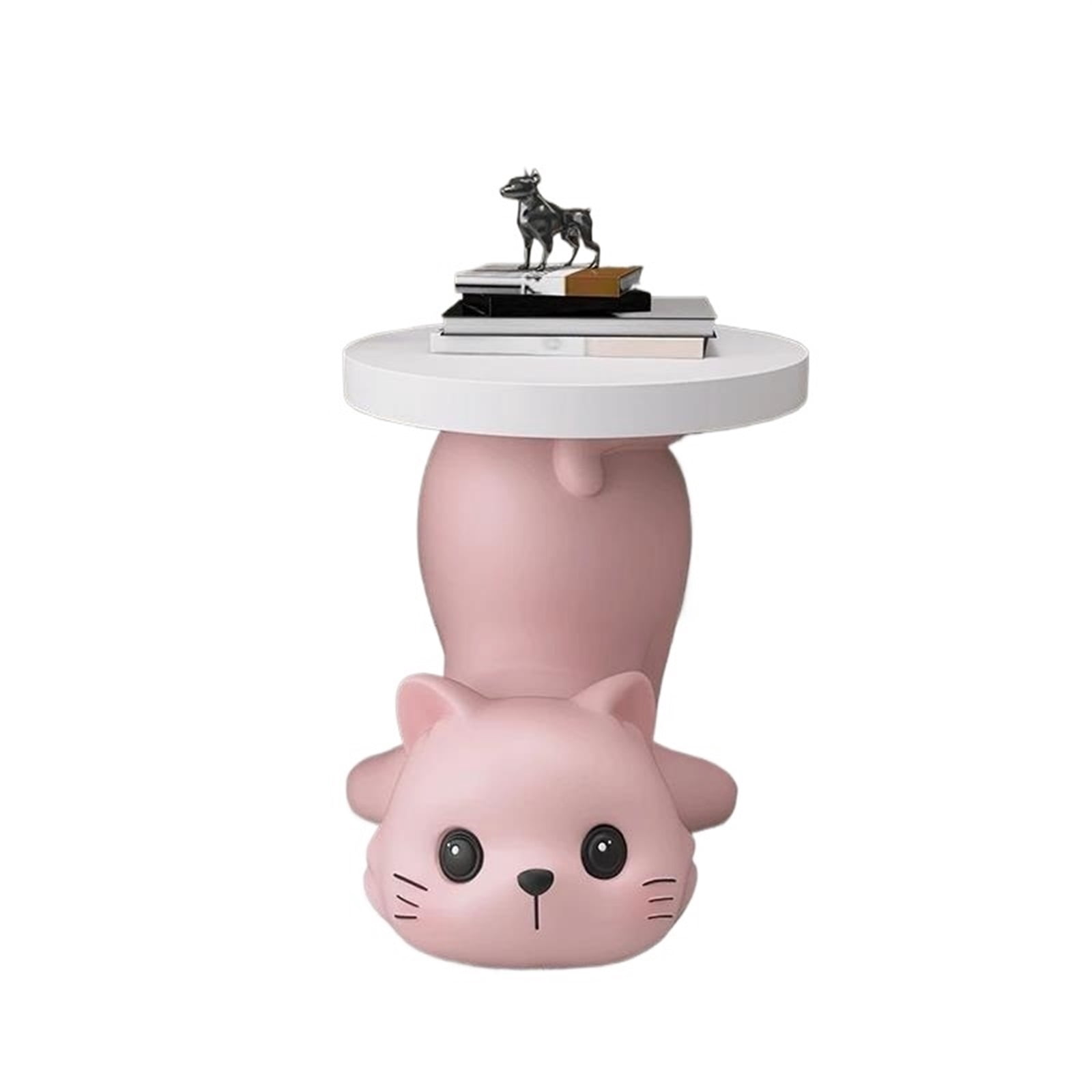 Designer Cute Cat Circular Coffee Table Living Room Furniture Sofa Side ...