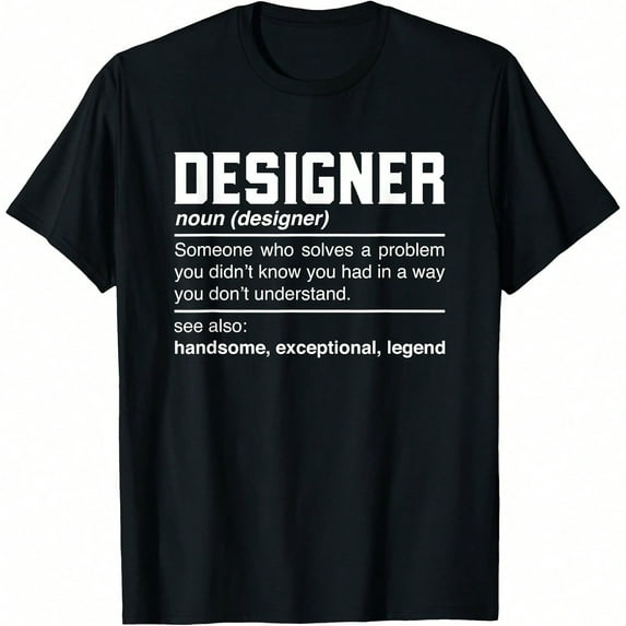 Designer Definition Design - Planner Deviser Architect Noun T-Shirt ...