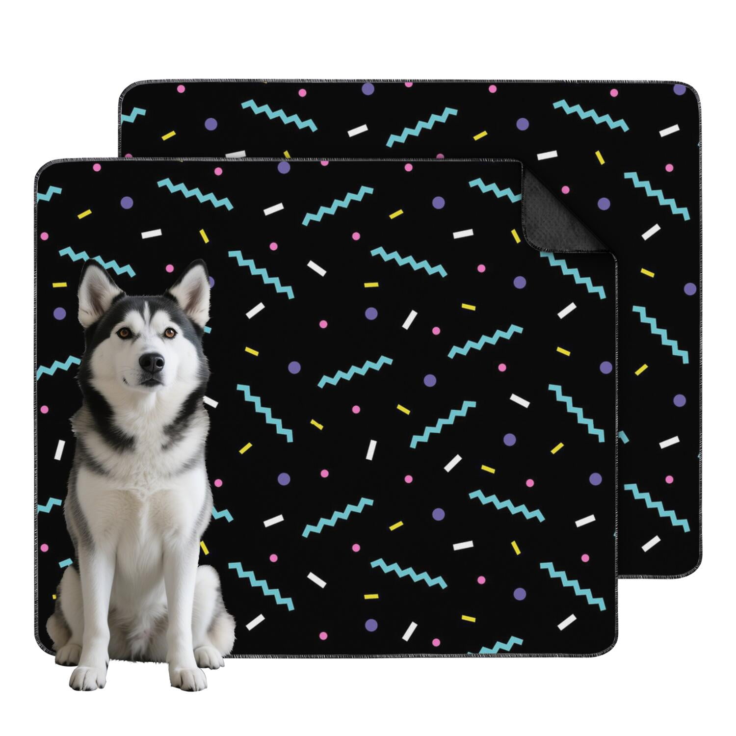 Designer Dog Potty Pads, Washable Reusable Pee Pads with Attractive ...