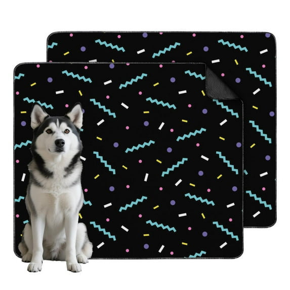 Designer Dog Potty Pads, Washable Reusable Pee Pads with Attractive ...