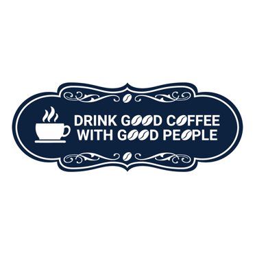 Designer Coffee and Friends Make the Perfect Blend Sign (Brushed Gold ...