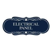 Victorian Electrical Panel (Hand) Sign (Blue) - Large - Walmart.com