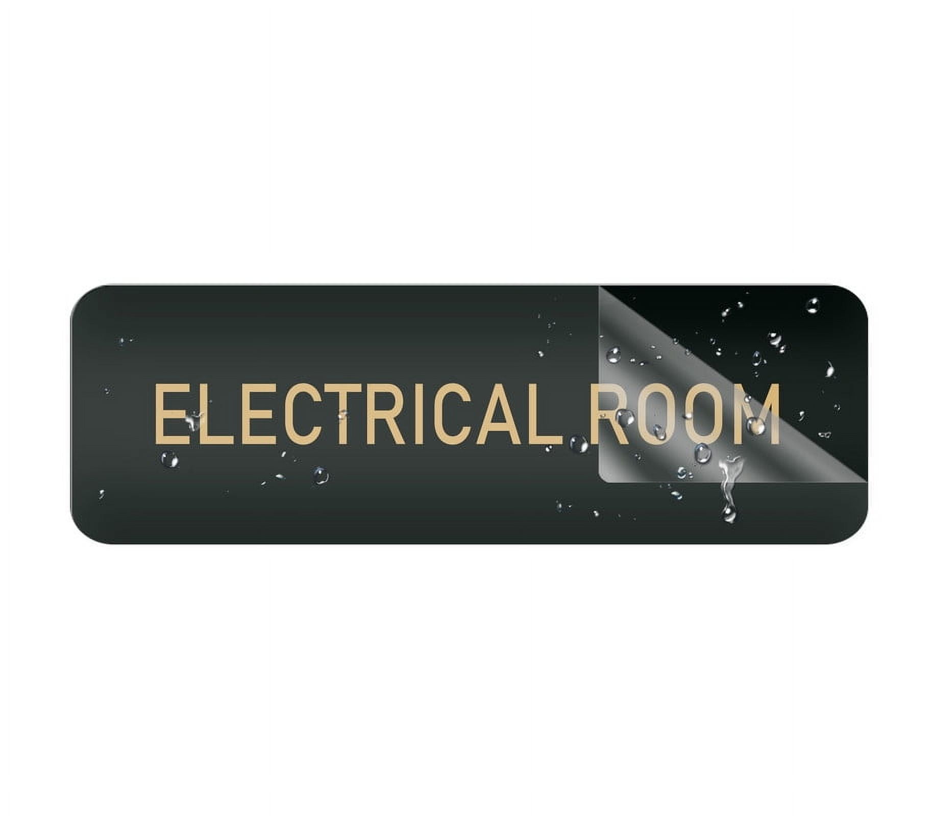 Designer Electrical Room Sign Acrylic Sign For Office Door Wall Home ...