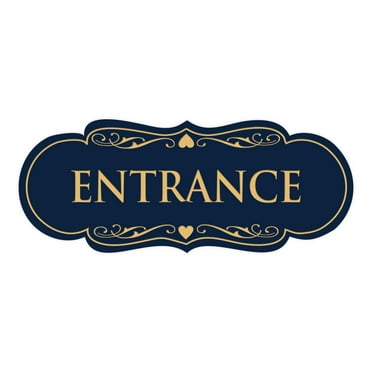 Oval STAFF ONLY Sign (Navy Blue / White) - Small 2x5" - Walmart.com