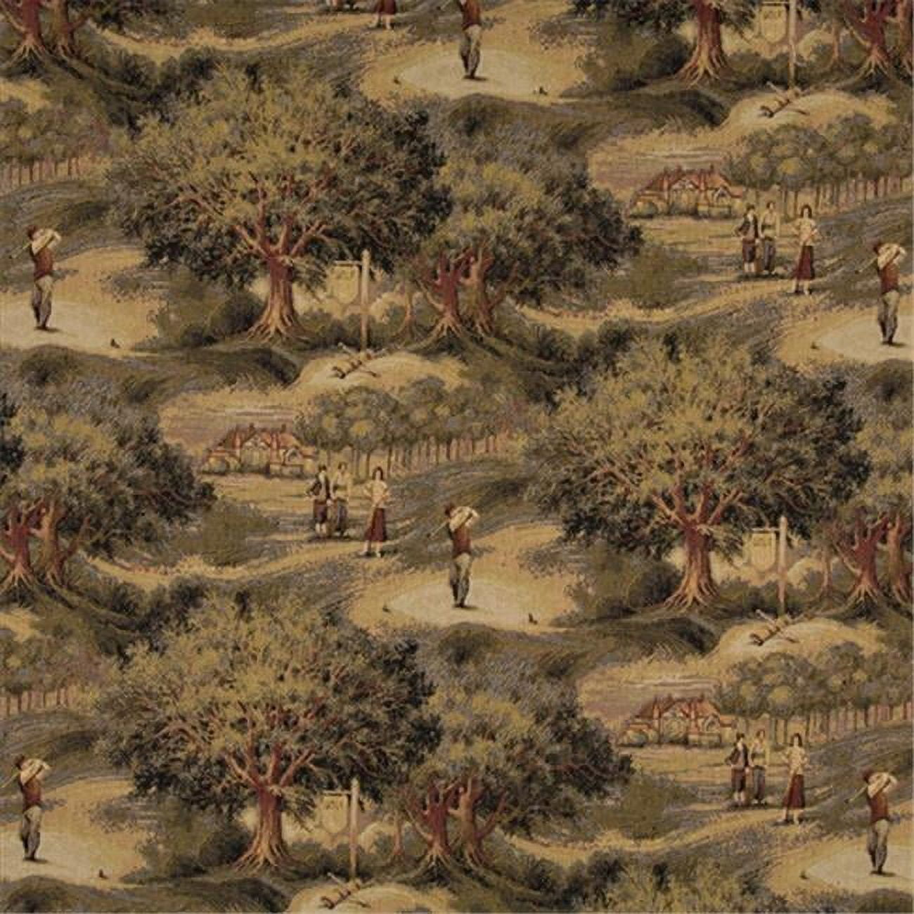 Designer Fabrics 54 in. Wide - Golfers- Golf Course And Clubhouse ...