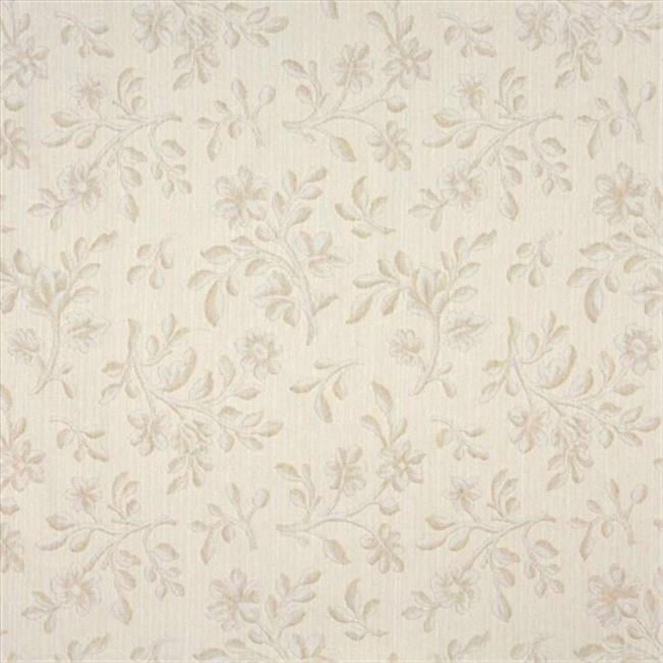 Designer Fabrics A080 54 in. Wide Beige Leaves And Branches Upholstery ...