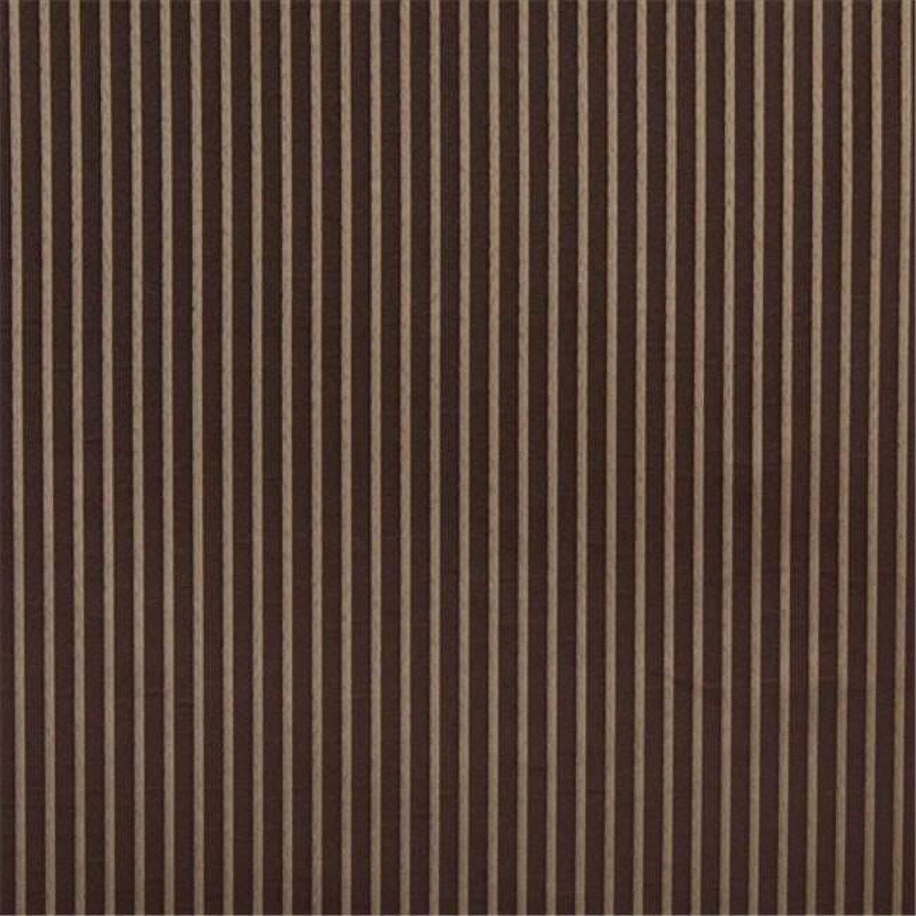 Designer Fabrics B612 54 in. Wide Brown- Striped Jacquard Woven ...