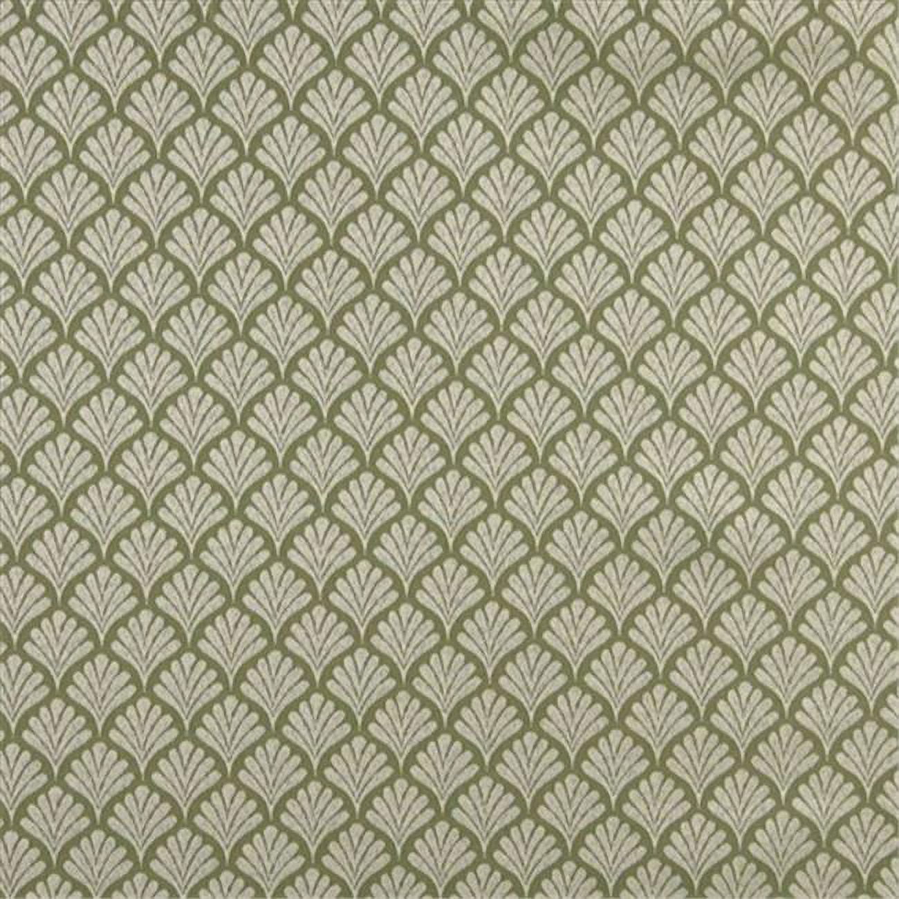 Designer Fabrics B658 54 in. Wide Light Green- Fan Jacquard Woven ...