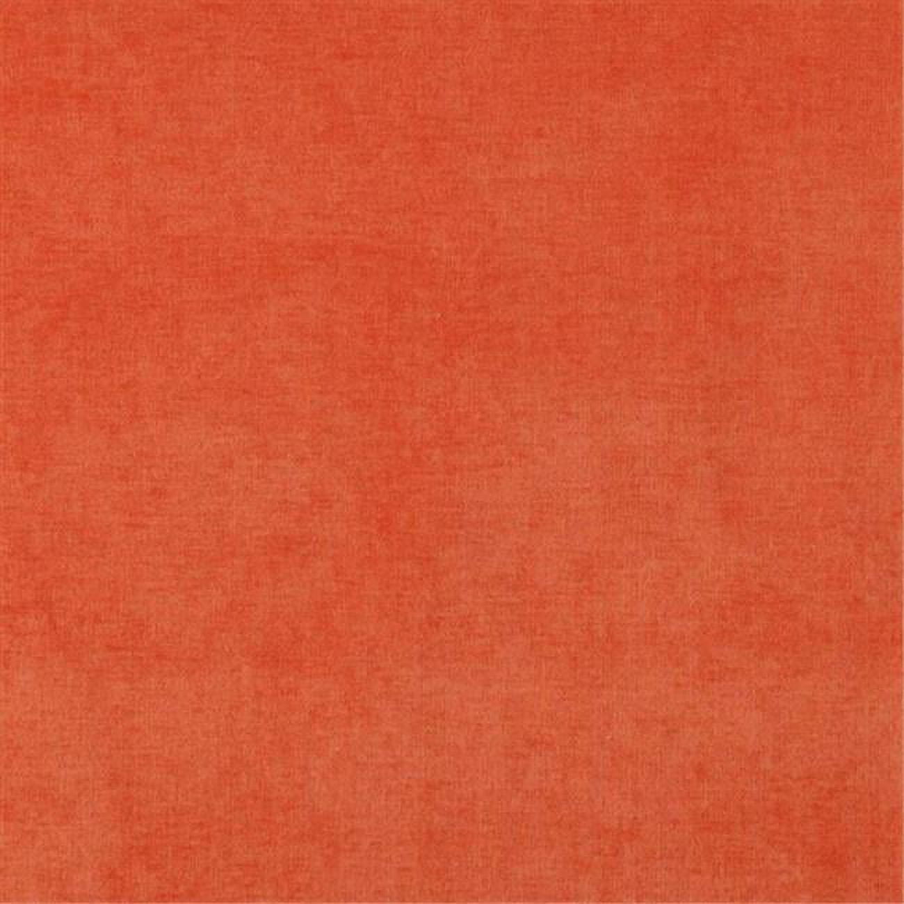 Designer Fabrics D238 54 in. Wide Orange- Solid Woven Velvet Upholstery ...