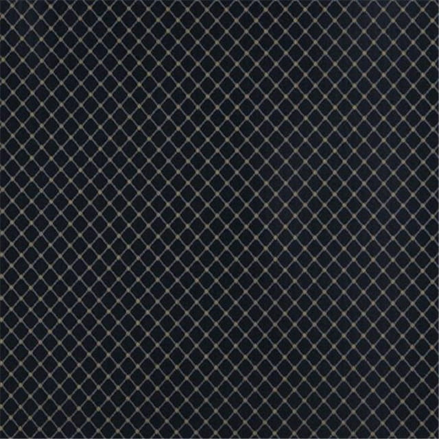 Designer Fabrics D334 54 in. Wide - Navy Blue And Gold Diamond Jacquard ...