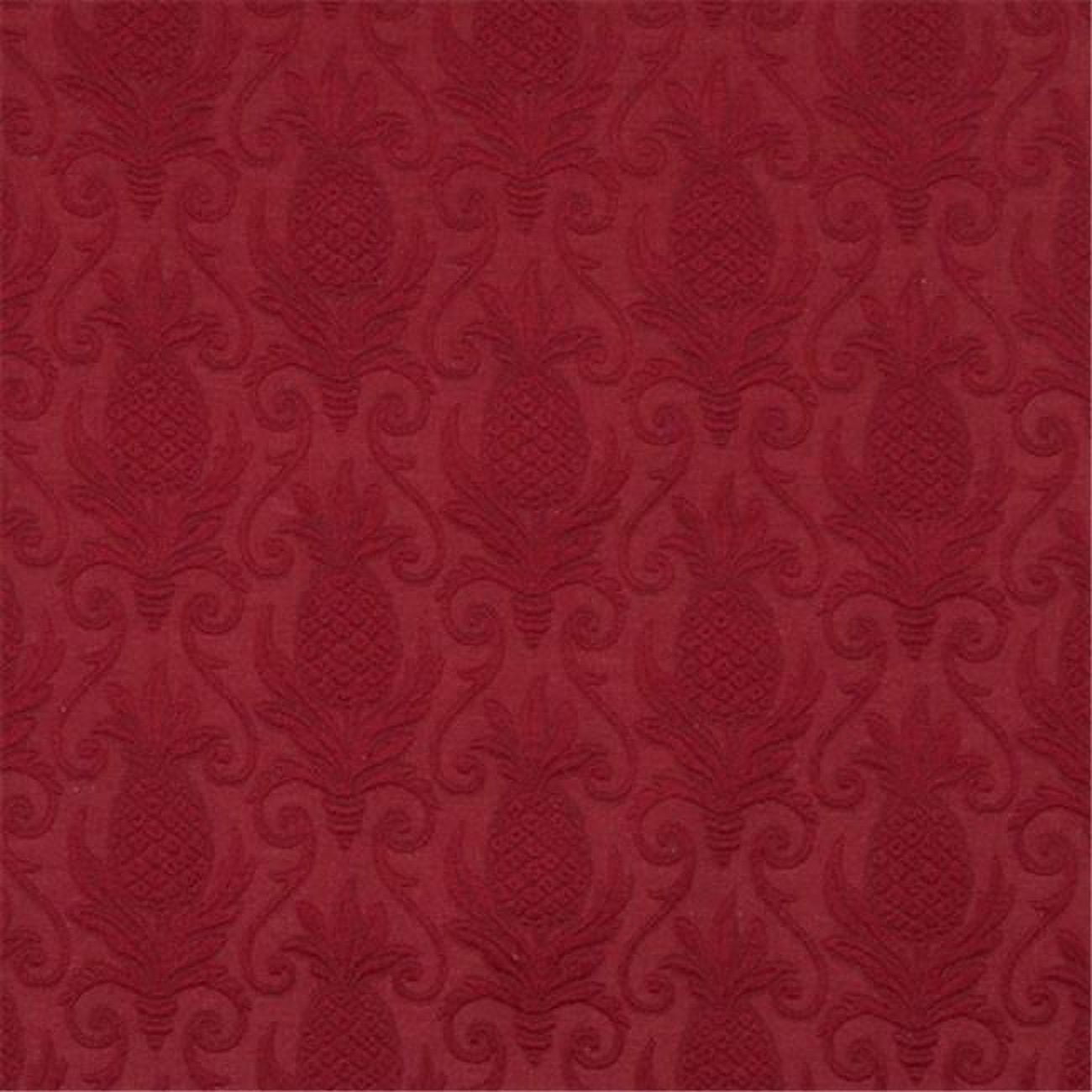 Designer Fabrics E523 54 in. Wide Red- Pineapple Jacquard Woven ...
