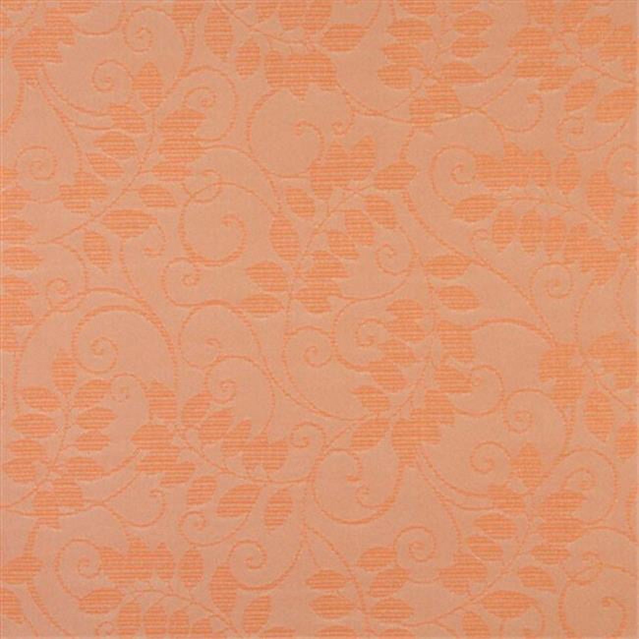 Designer Fabrics F627 54 in. Wide Orange- Floral Vine Outdoor- Indoor ...