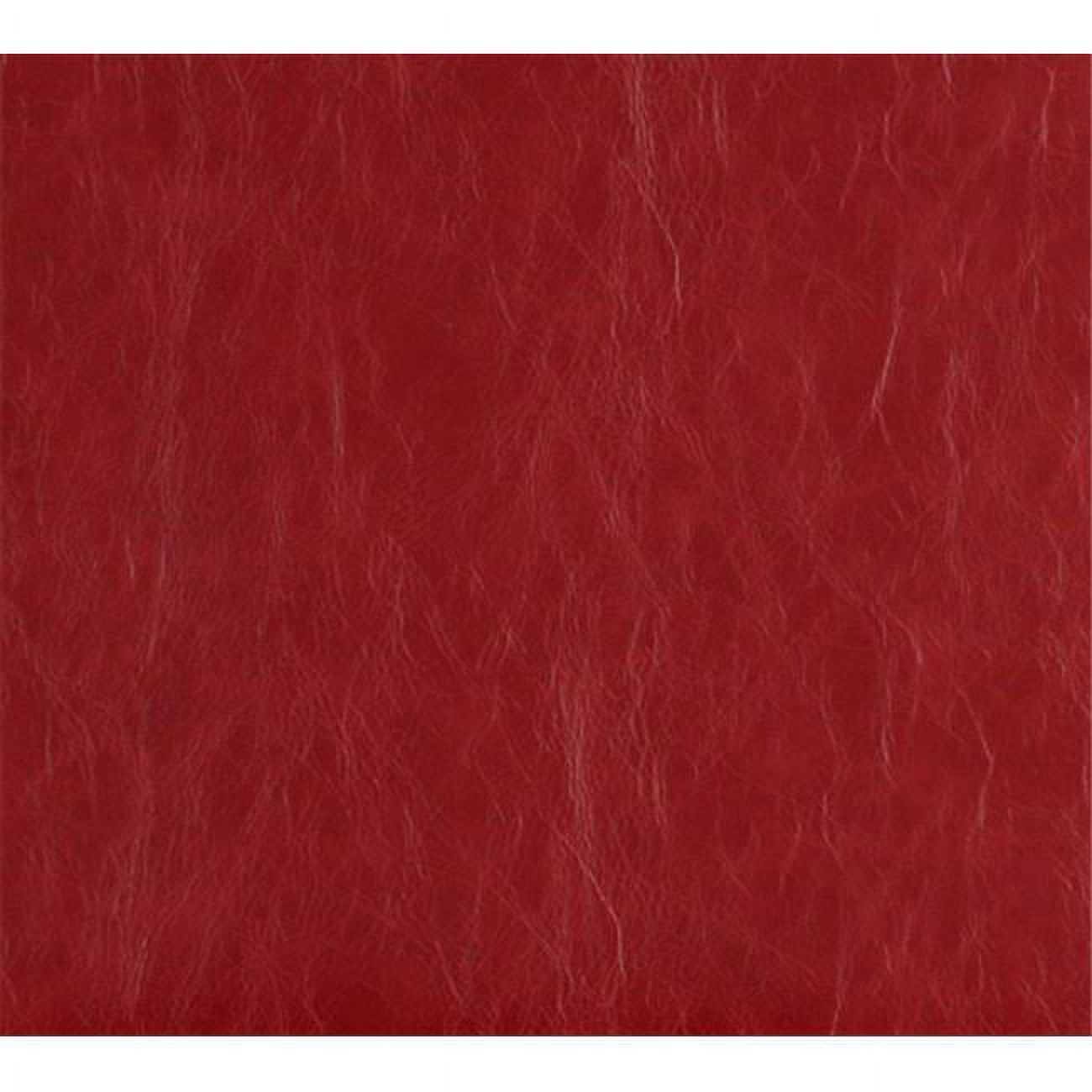 Designer Fabrics G626 54 in. Wide Red- Distressed Leather Upholstery ...