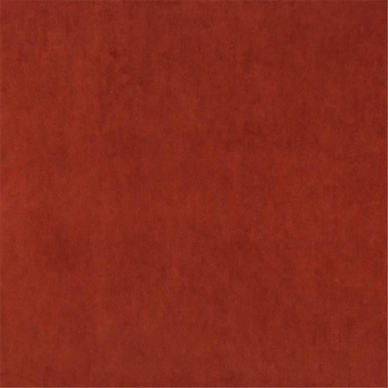 Designer Fabrics K0000L 54 in. Wide - Rust Red Authentic Cotton Velvet ...