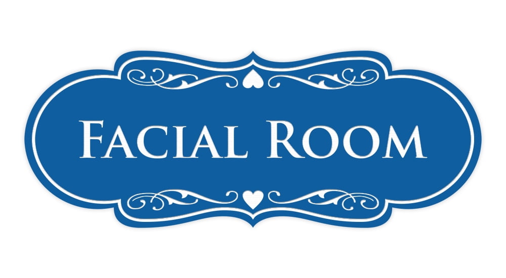 Designer Facial Room Sign (Blue) - Medium - Walmart.com