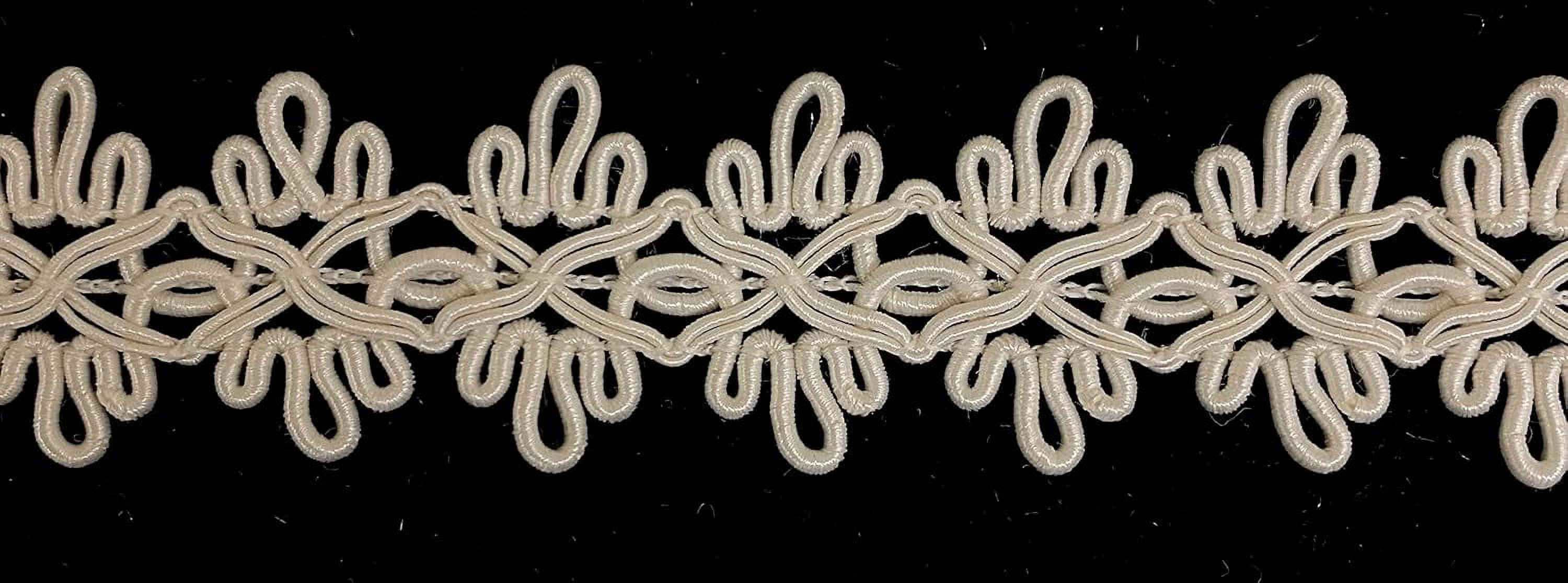 Designer Gimp Trim - 12 Continuous Yards - Many Colors! Made in (Ivory ...