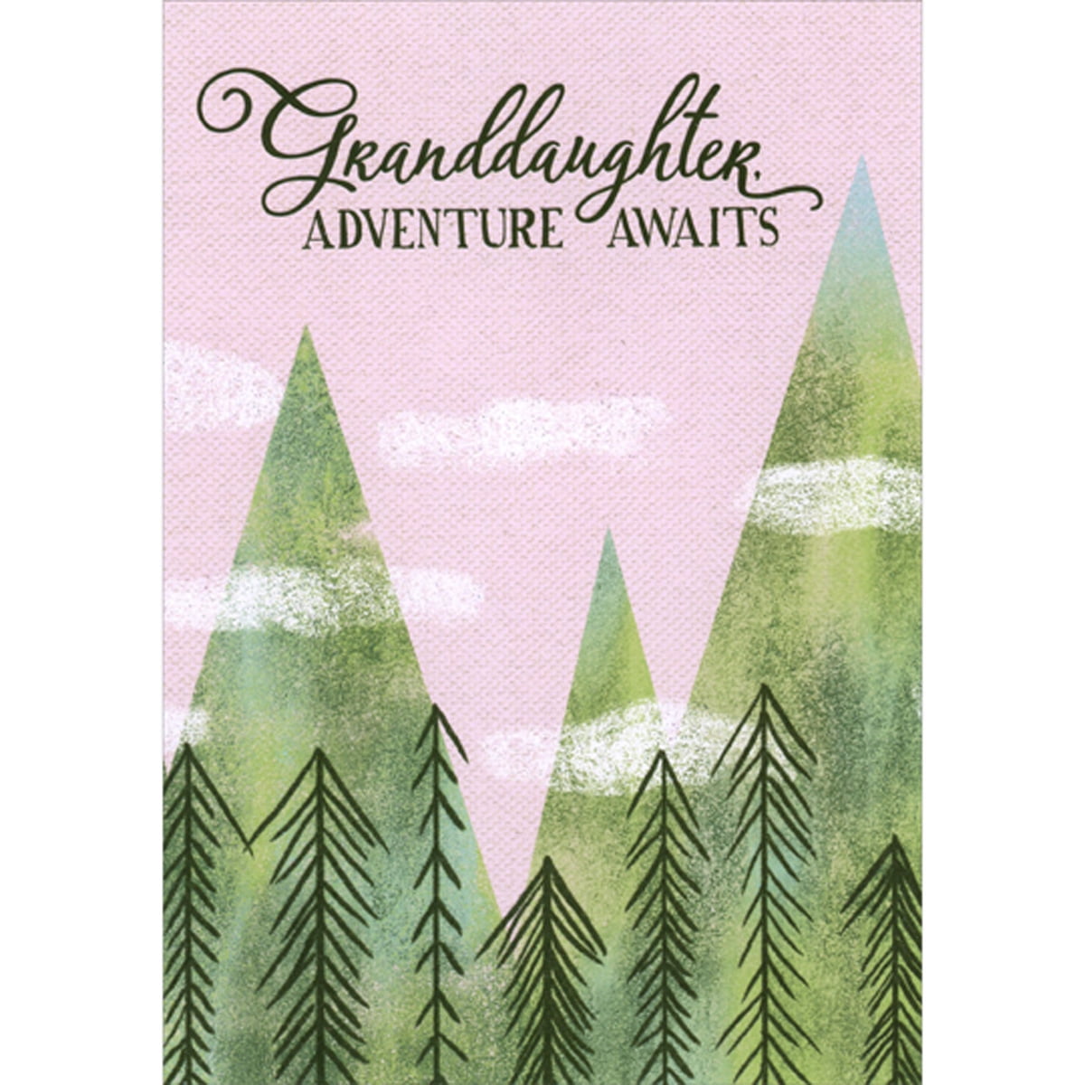 Designer Greetings Adventure Awaits: Triangle Shaped Mountains and Thin ...