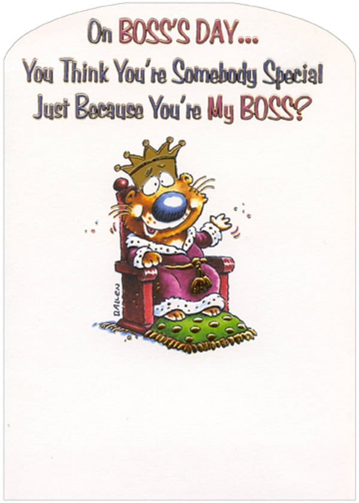 Designer Greetings Animal Sitting on Throne and Wearing Crown Die Cut ...