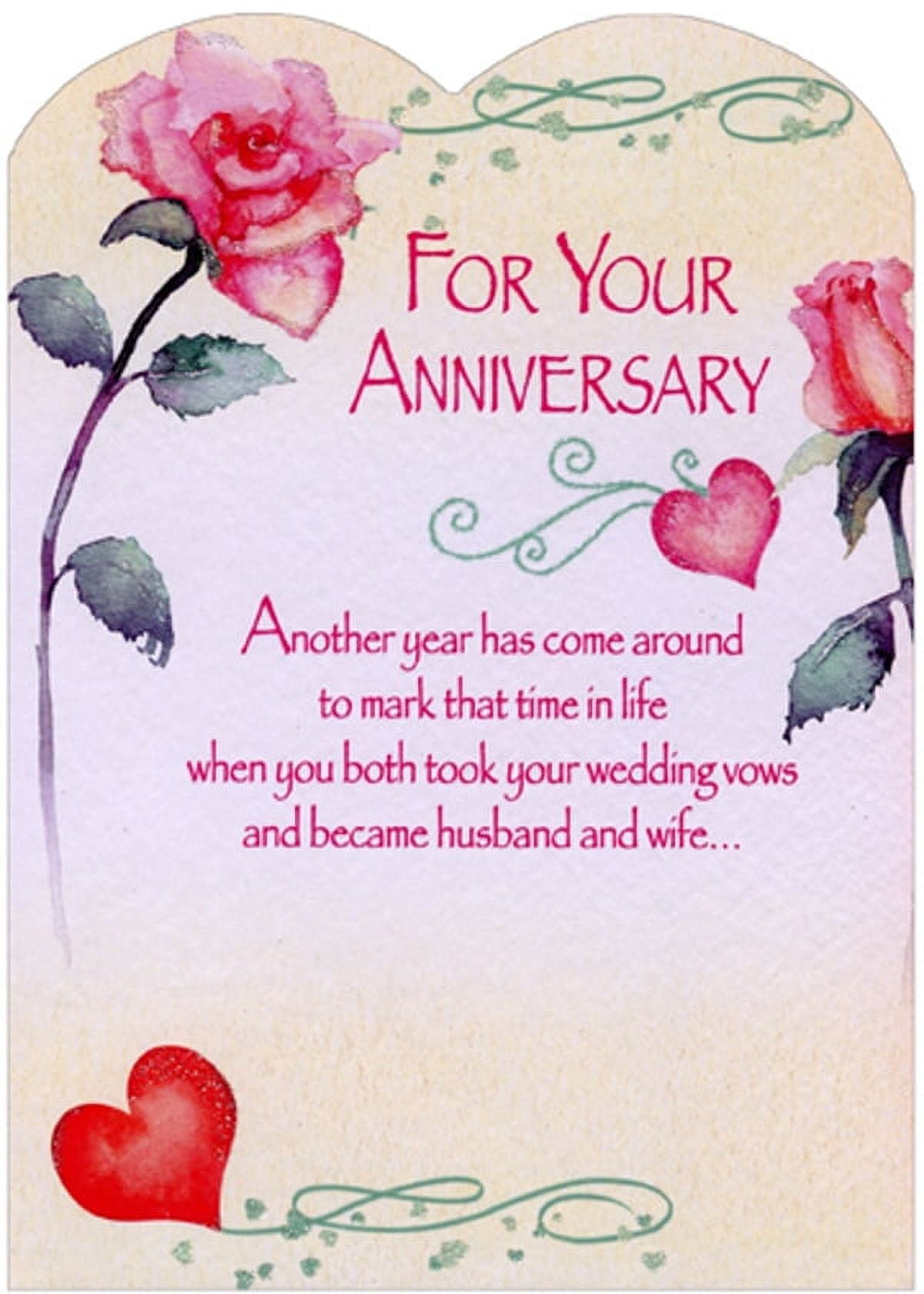 Designer Greetings Another Year Has Come Pink Flowers Die Cut Z-Fold ...