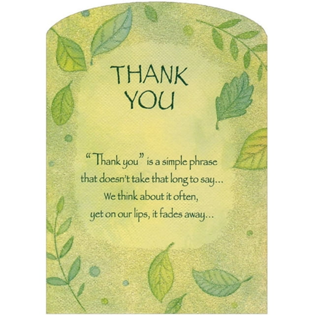 Designer Greetings Blue and Green Falling Leaves with Glitter Border ...