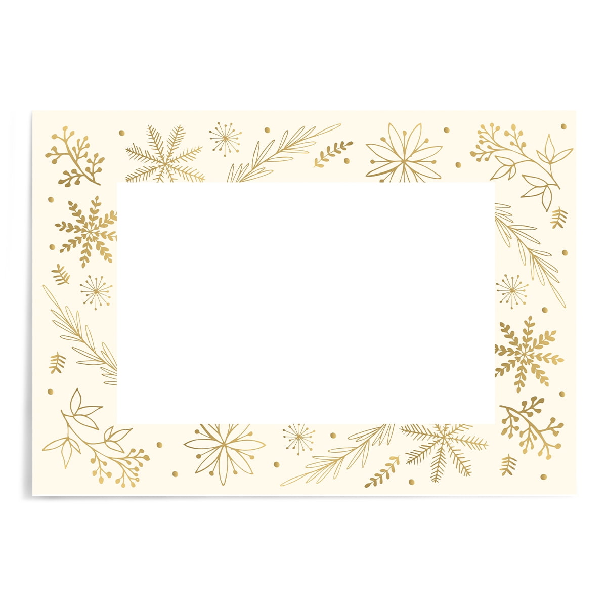 Designer Greetings, Boxed Season’s Greetings Photo-Holder Cards, Gold ...