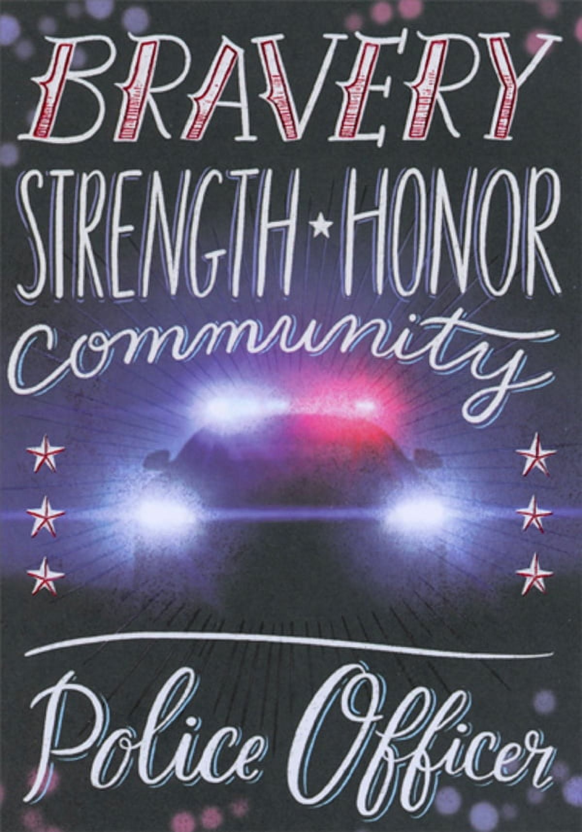Designer Greetings Police Academy Graduation Card - Bravery, Strength ...
