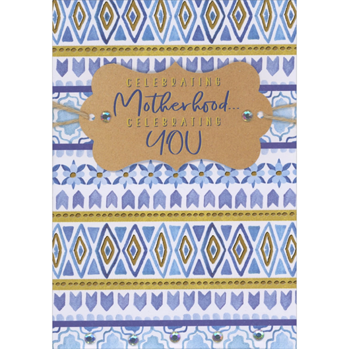Designer Greetings Celebrating Motherhood 3D Die Cut Brown Banner ...