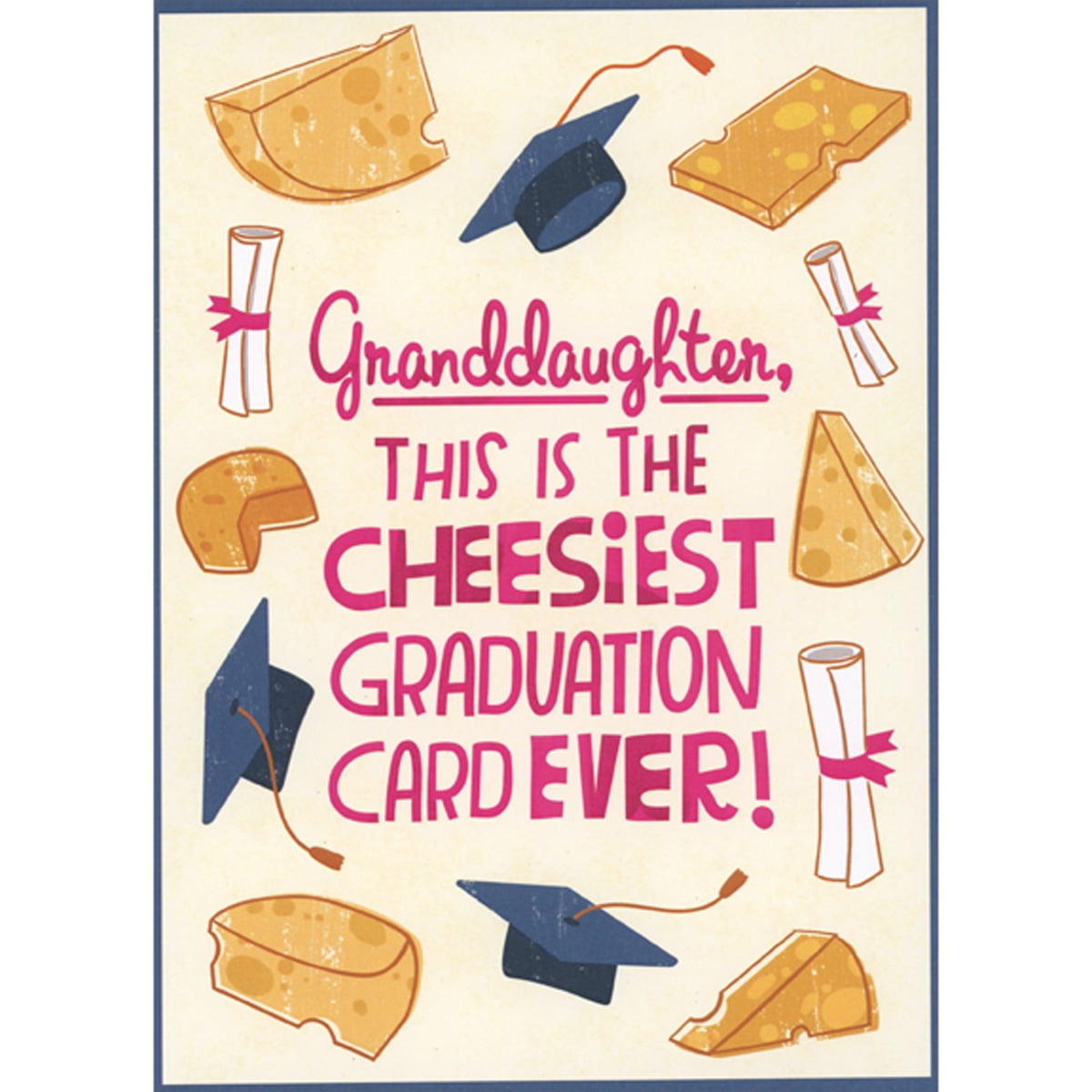 Designer Greetings Cheesiest Grad Card Ever: Diplomas, Caps and Cheese ...