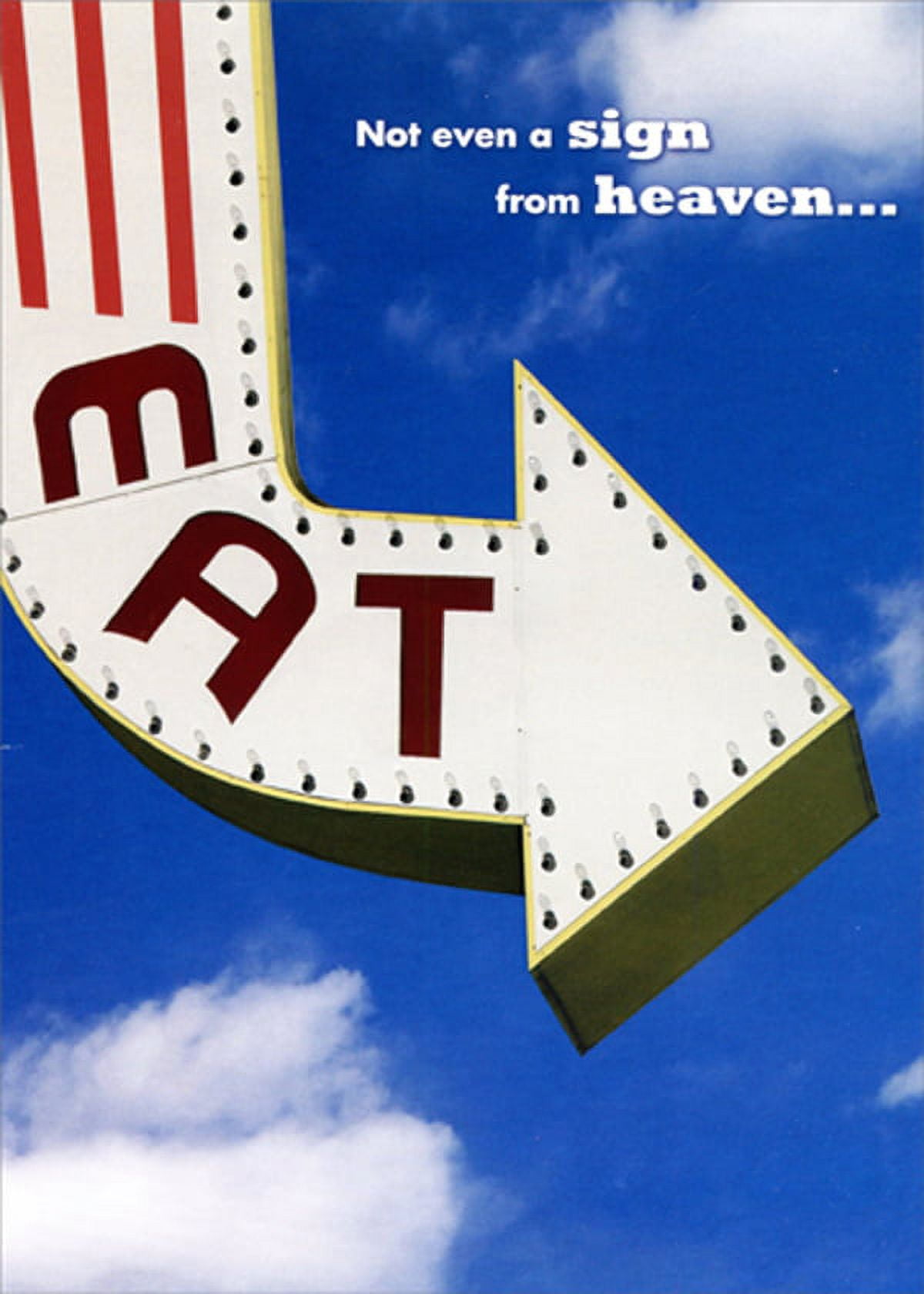 Designer Greetings Eat : Old Fashioned Diner Arrow Sign Diet Success ...