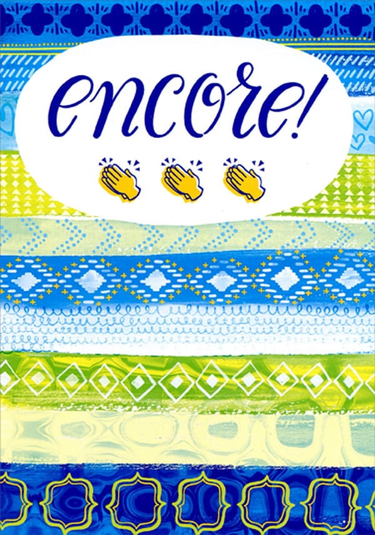 Designer Greetings Encore Clapping Dance Recital Congratulations Card ...