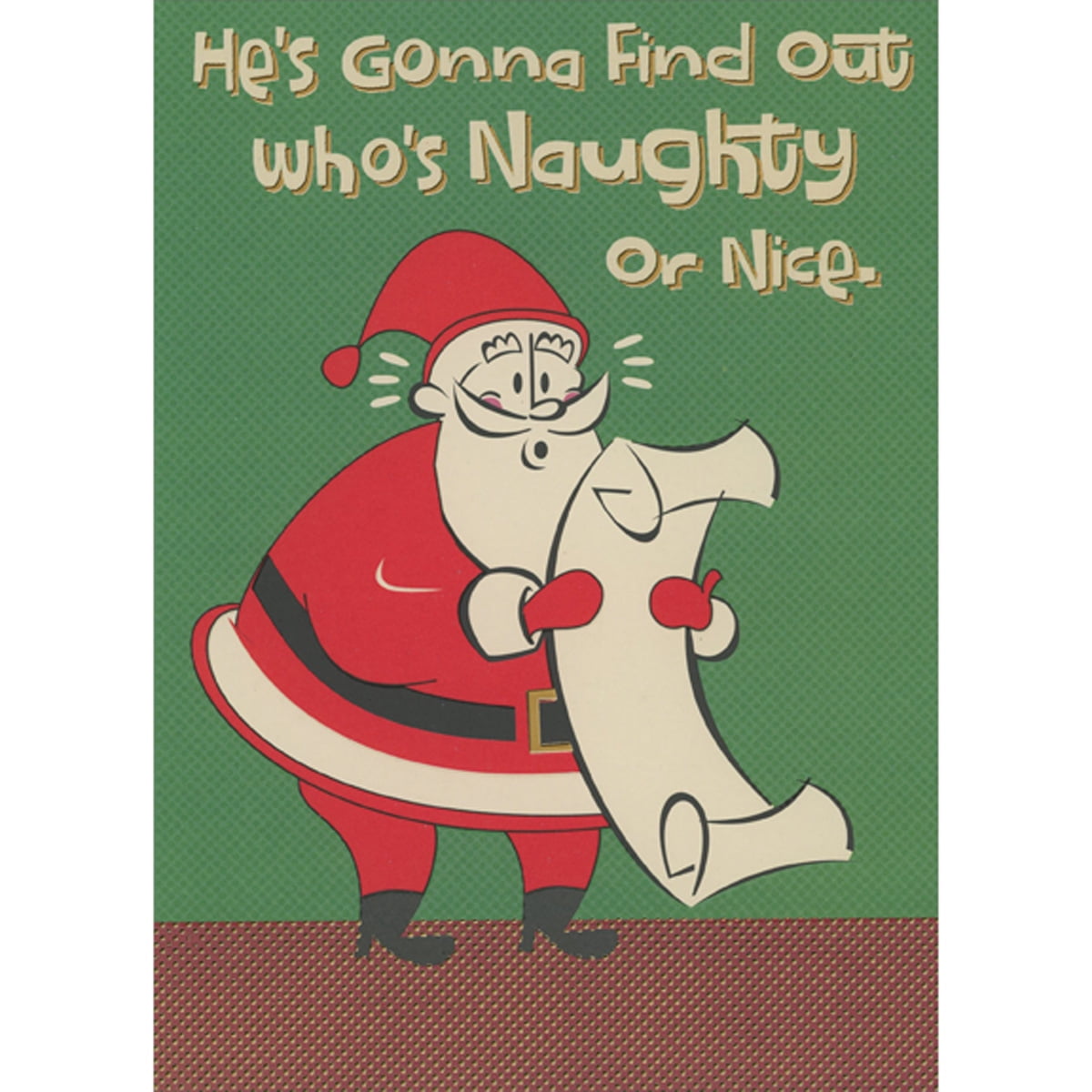 Designer Greetings Gonna Find Out: Santa Shocked While Looking at ...