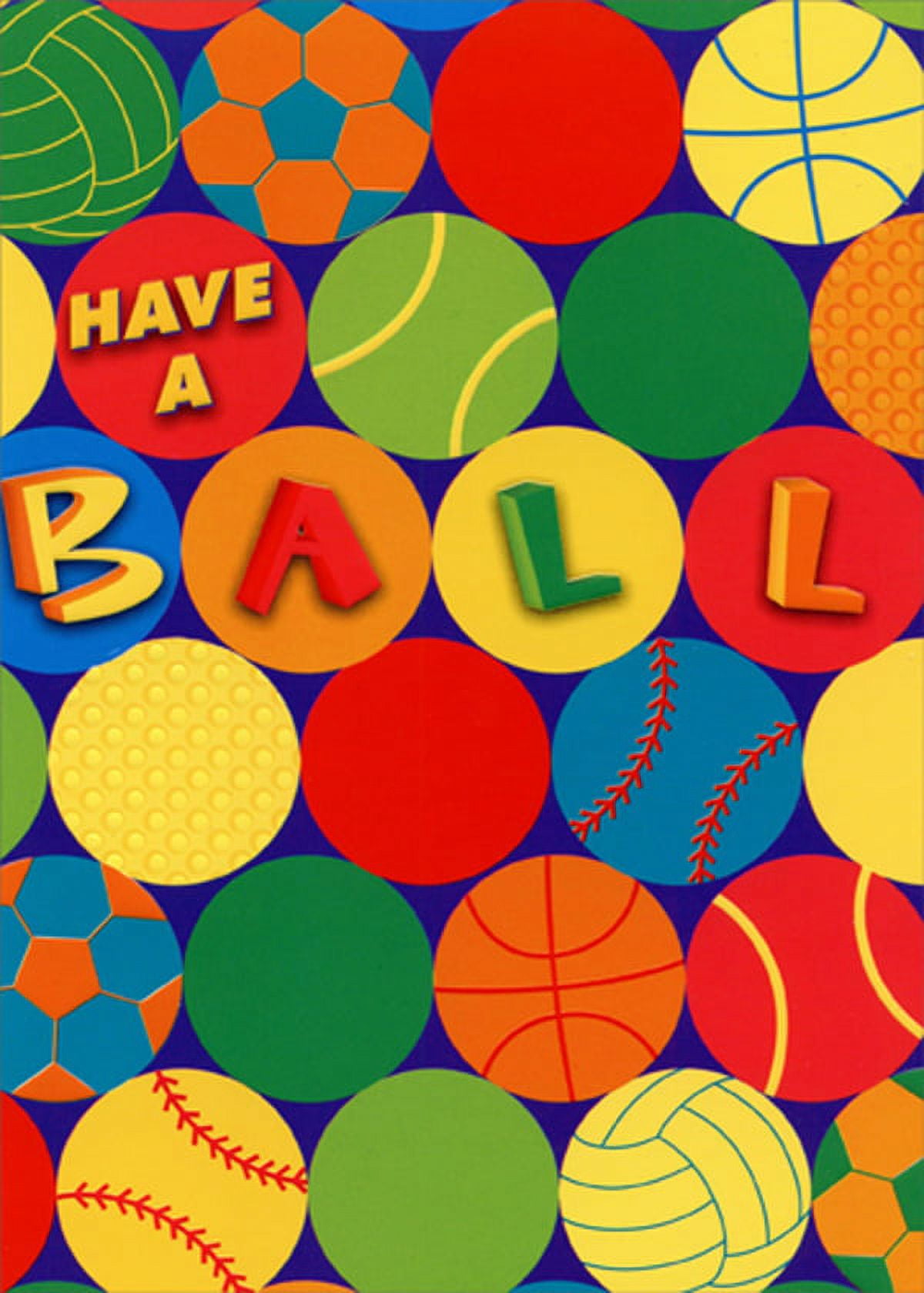 Designer Greetings Have a Ball Sports Achievement Congratulations Card ...
